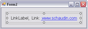 Editing the Link Area of a LinkLabel Control